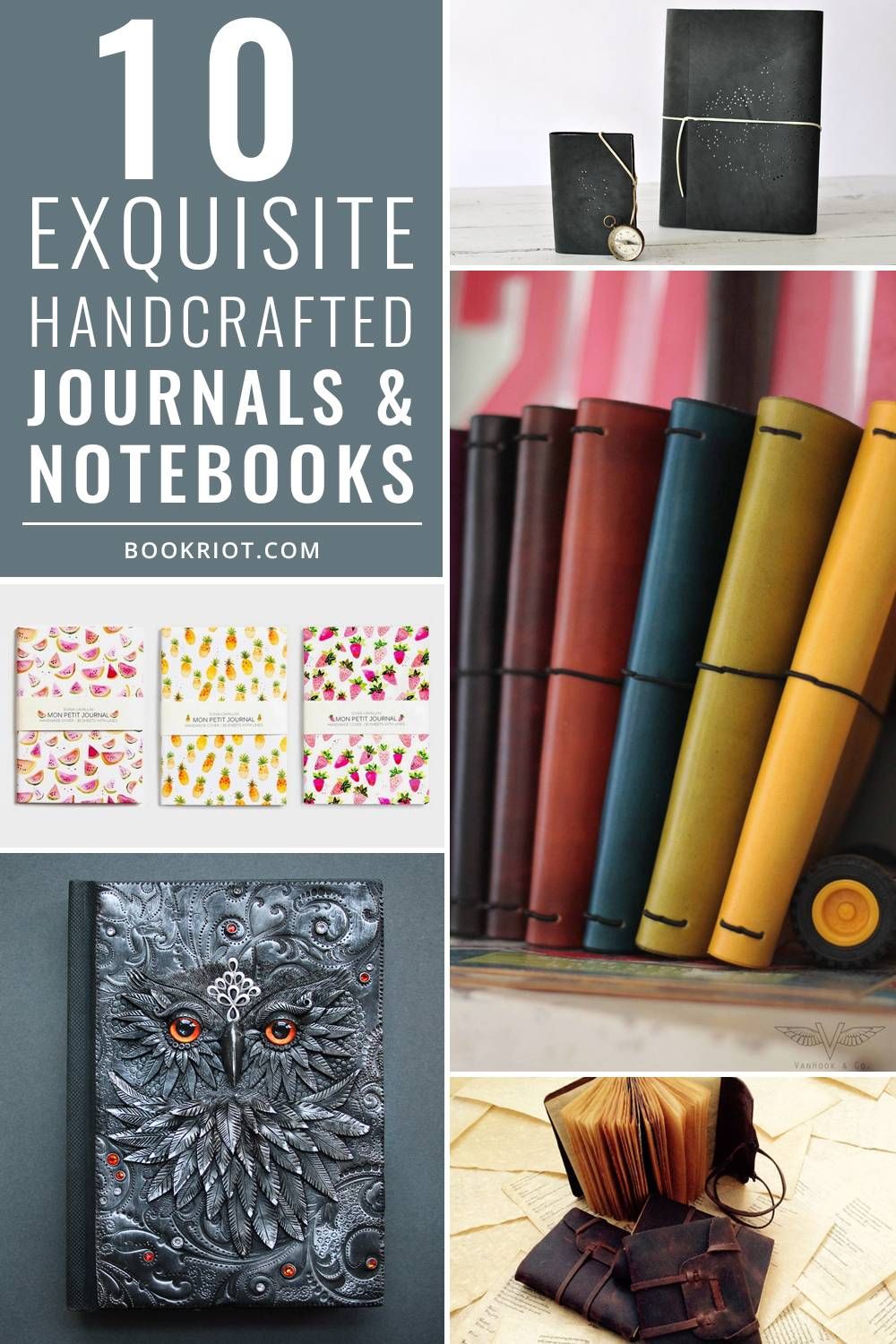 10 Exquisite Handcrafted Journals & Notebooks