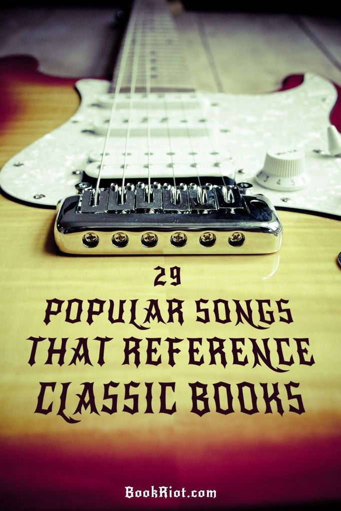 29 Popular Songs Based on Books | Book Riot