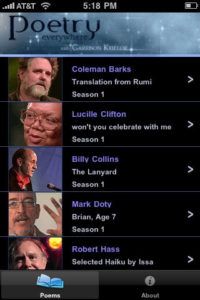 30 Poetry Apps for the Mobile Poet and Poetry Lover
