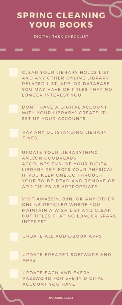 A Guide to Spring Cleaning Your Books | Book Riot