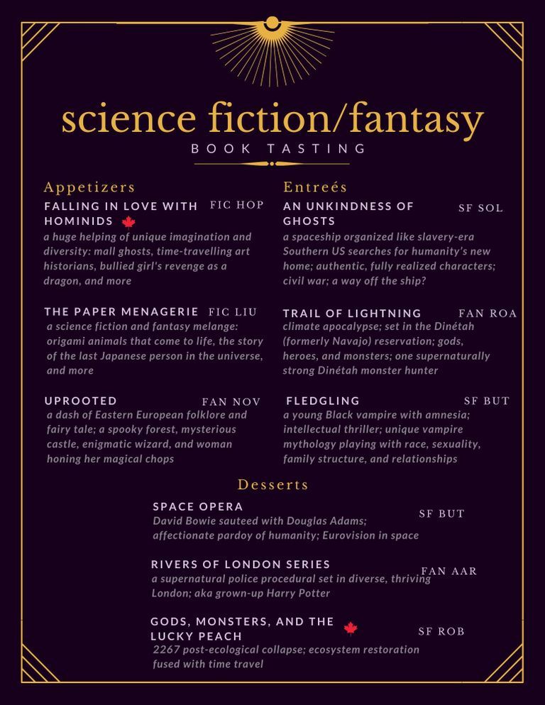 How to Host a Book Tasting for Adults at a Public Library