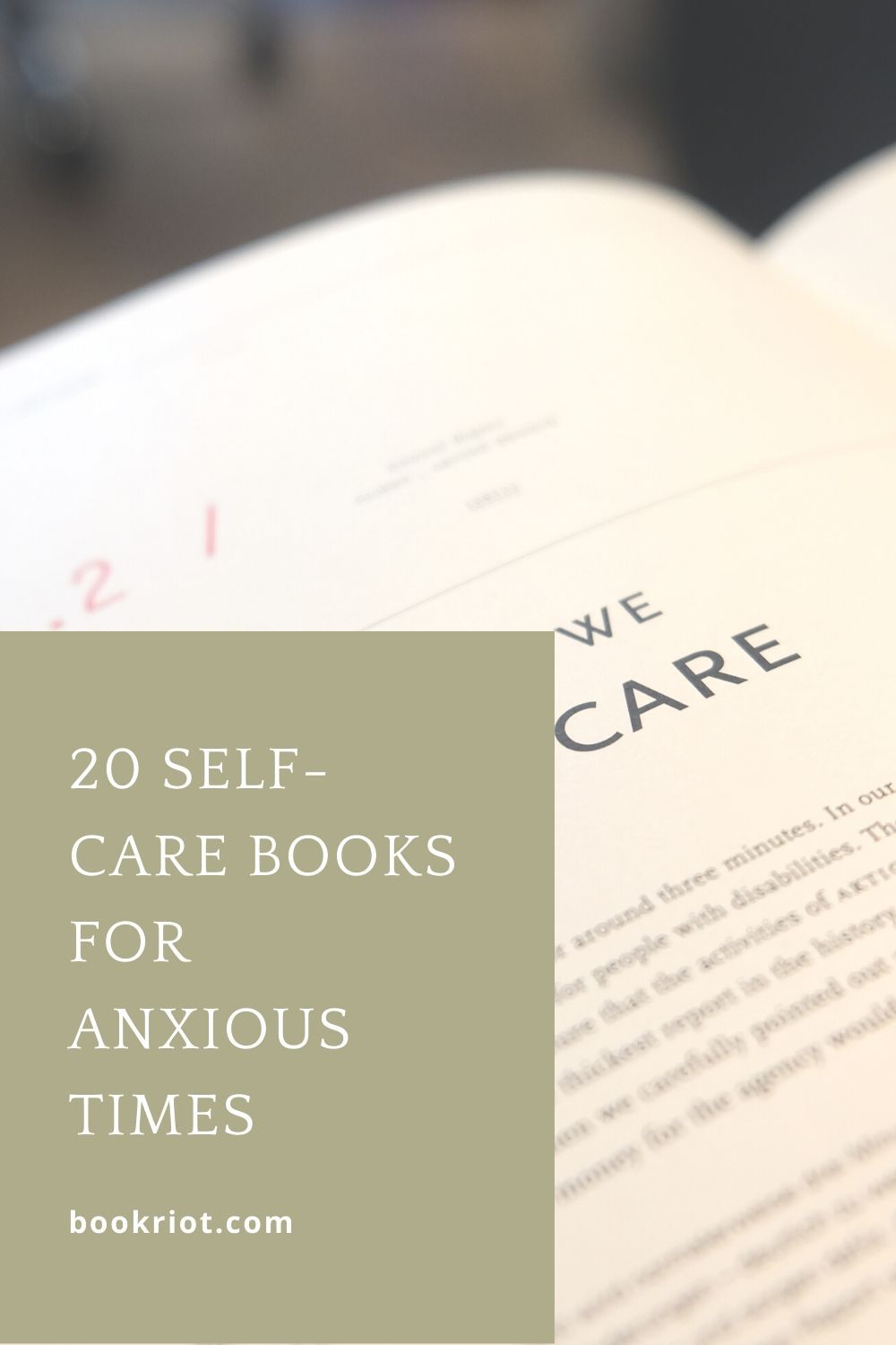 20 Self-Care Books For Anxious Times | Book Riot
