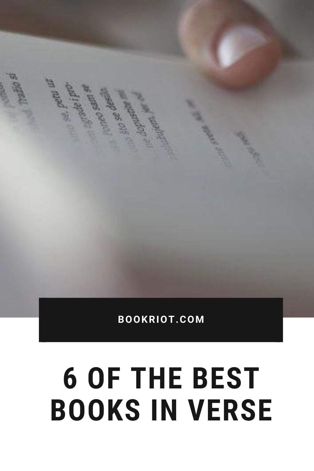 6 of the Best Books in Verse That Will Leave You in Awe