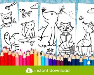 14 Fun Bookmarks to Color for Adults and Kids | Book Riot