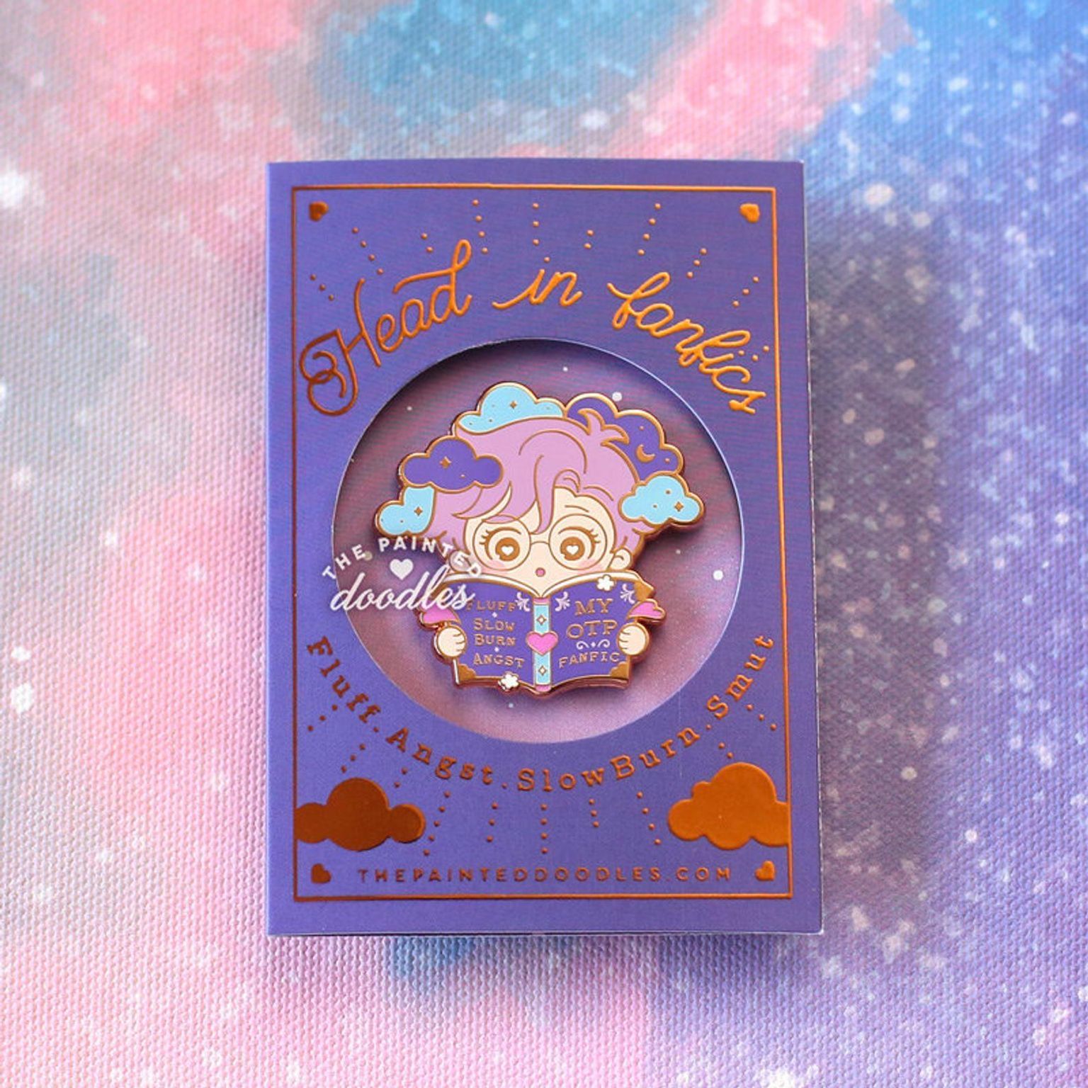 Fan Fiction Enamel Pins for Readers in Every Fandom