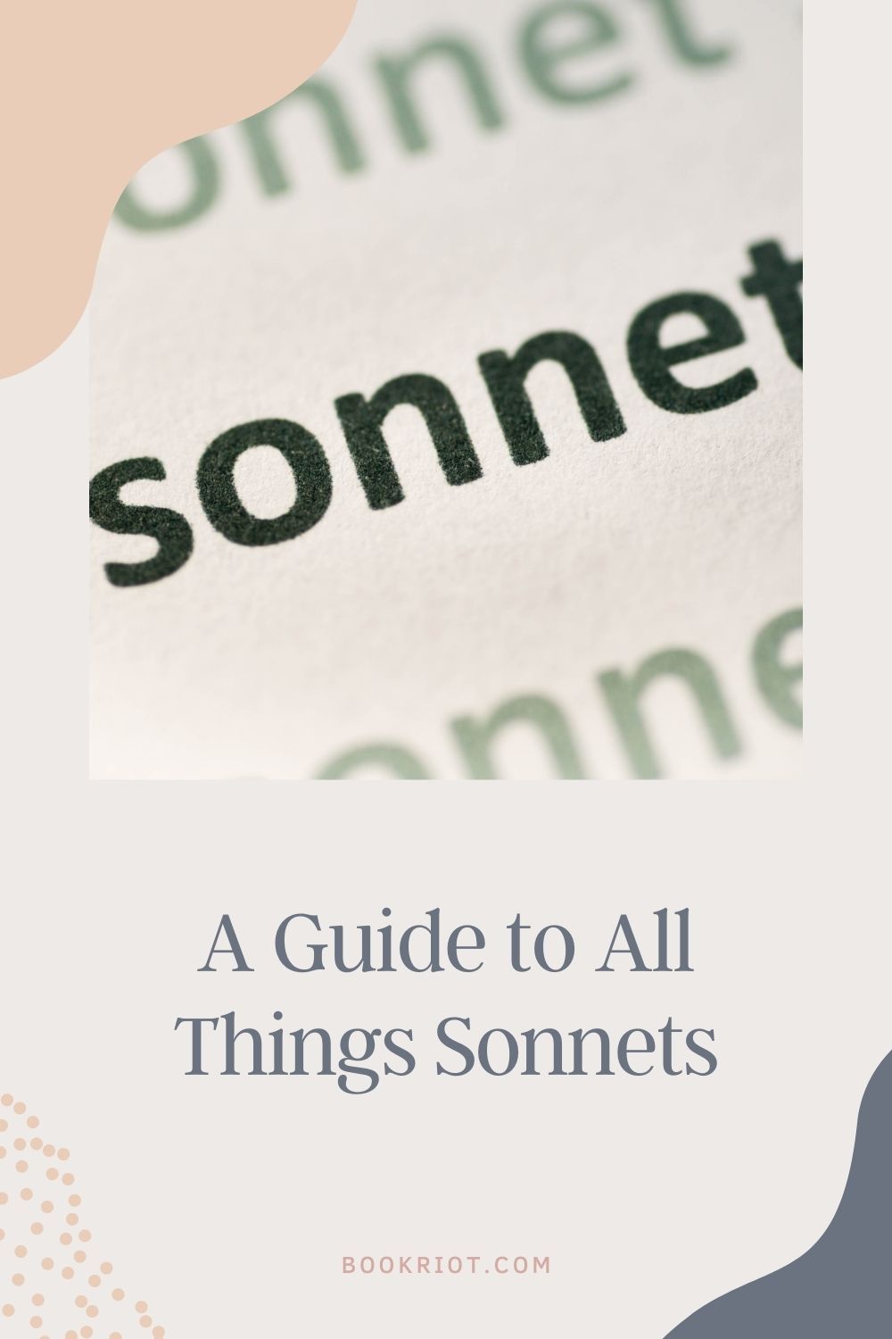 A Guide to Sonnets