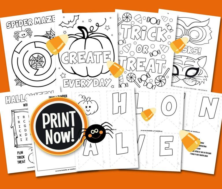 Cats, Candy Corn, and Coloring…Oh My!: Halloween Coloring Sheets for ...