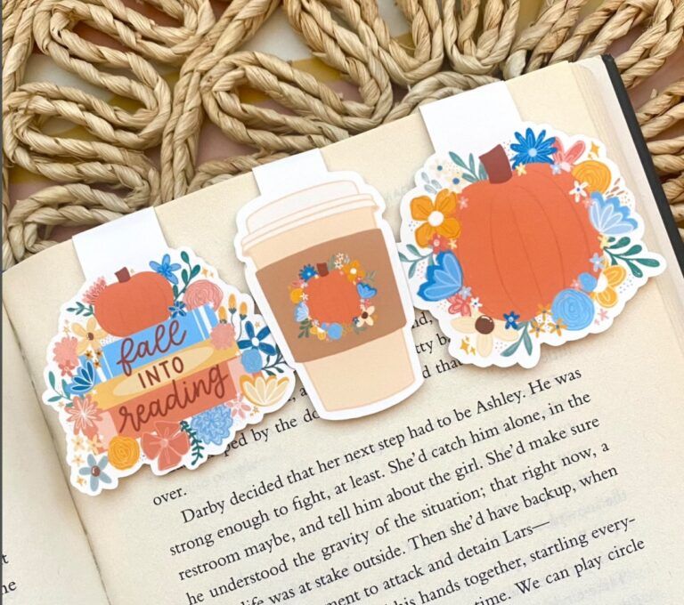 Fall Bookmarks For Reading Season