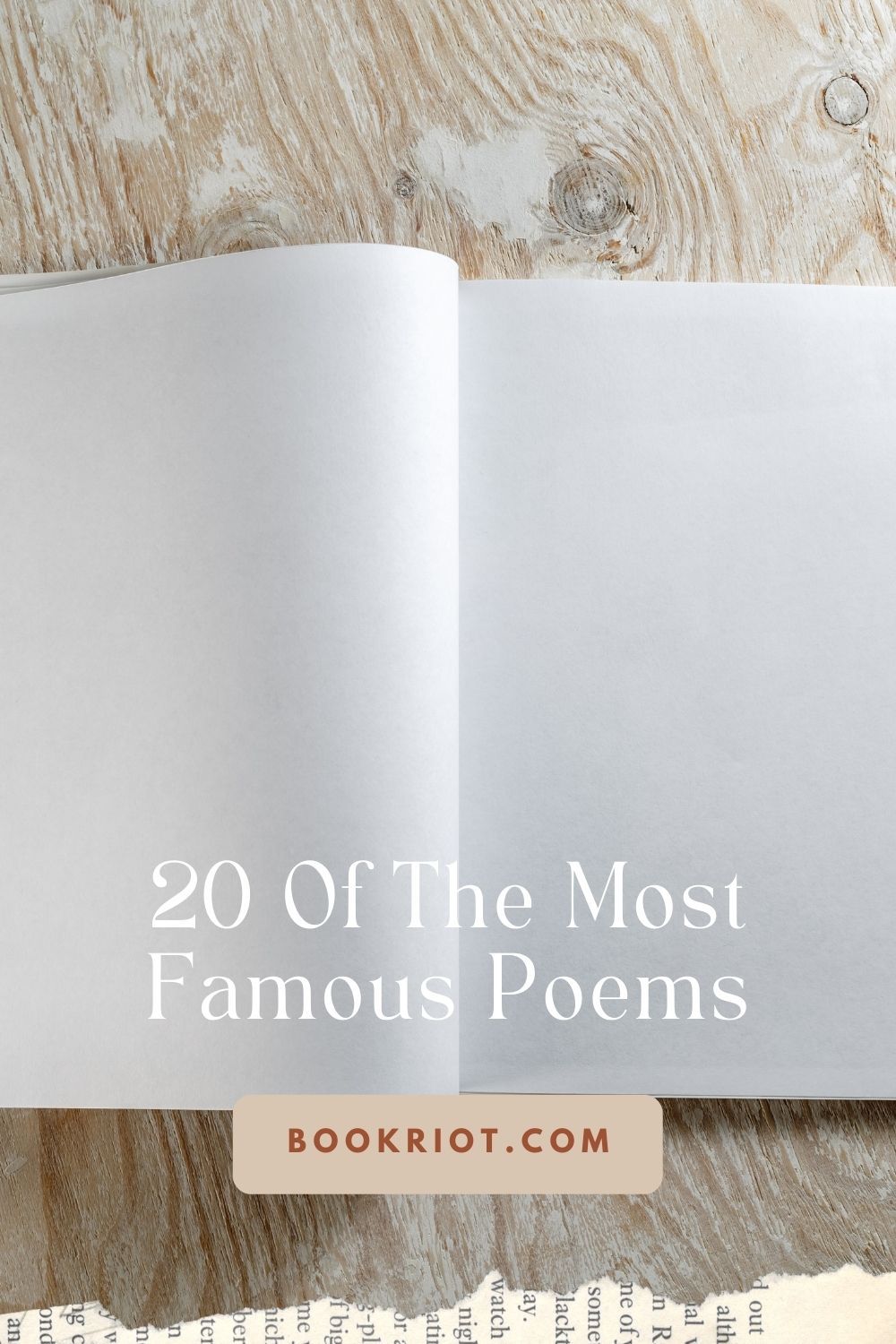Most Famous Poems: 20 of the Best | Book Riot