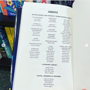 Why Don't Books Have A Credits Page?