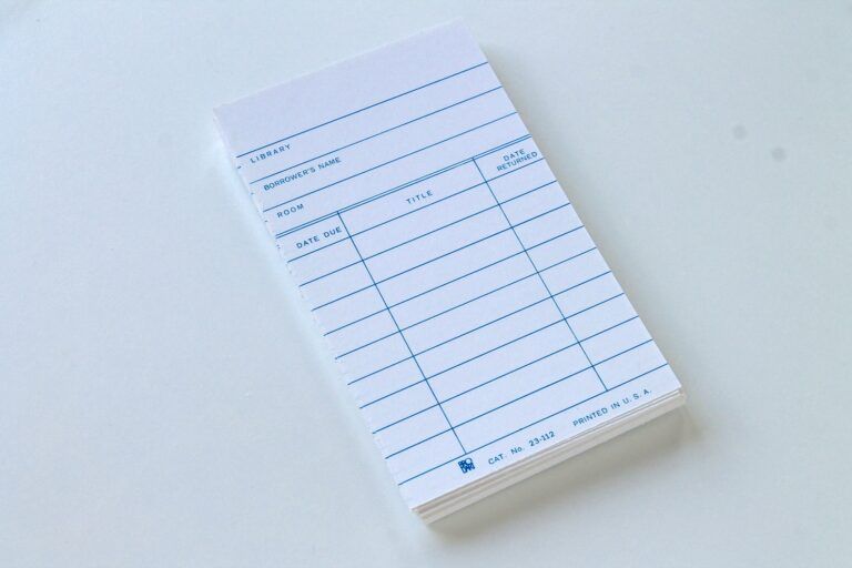 Keep It Old School With Library Due Date Card Goods