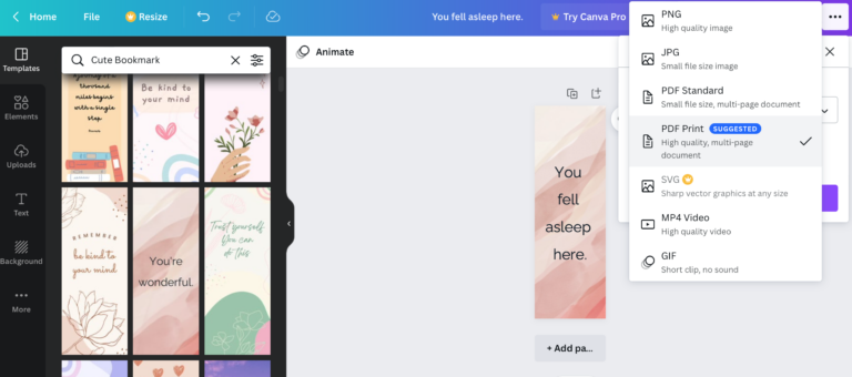 How to Make Bookmarks in Canva | Book Riot
