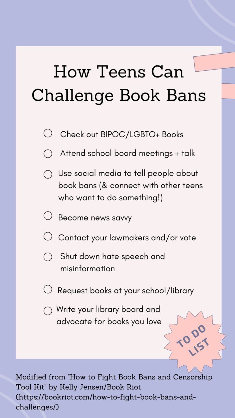 A Template for Talking with School and Library Boards About Book Bans ...